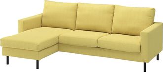 IKEA SALTSJ&Ouml;BADEN 3er-Sofa mit R&eacute;camiere