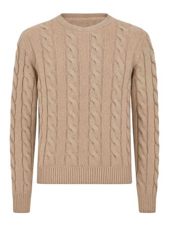 Jacob Cohen Pull Col Rond - Beige