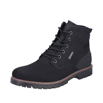 Rieker Homme F3614 Bottes &agrave; Lacets, Noir, 45 EU