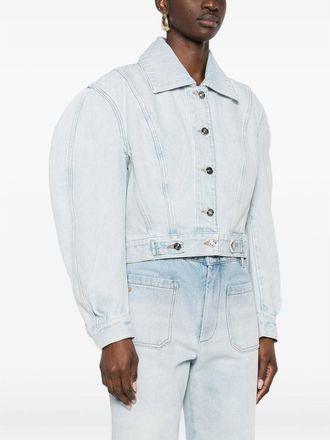 Givenchy Light-Wash Denim Jacket - Blue