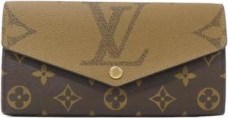 Louis Vuitton Portefeuille long (bi-pli) doccasion - Femme - Pre-owned - Brun - Taille: ONE Size