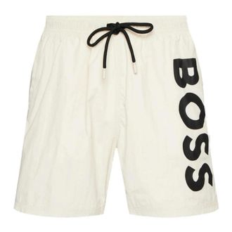 HUGO BOSS Badehose mit Oktopus-Motiv - - Swimwear - Herren - Beige - 2XL