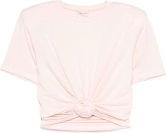 Magda Butrym Femme, Tops, Rose, Taille: 34 FR Knot Detail T-Shirt