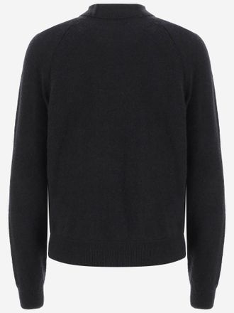SA SU PHI Womens Cashmere And Silk Knit Sweater Black