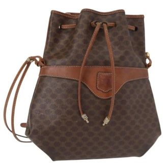 Celine Sac Seau en Plastique dOccasion - Femme - Pre-owned - Brun - Taille: ONE Size