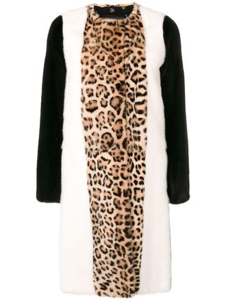 Giambattista Valli Mantel mit Animal-Print - Mehrfarbig