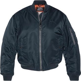 Schott NYC AIRF90WRS Jacket, Bleu Marine, XS Femme