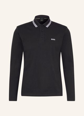 HUGO BOSS Piqu&eacute;-Poloshirt Plisy Regular Fit blau