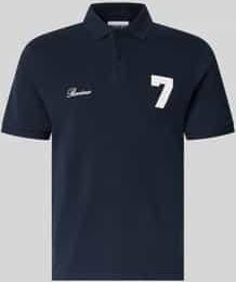 Review Regular Fit Poloshirt mit Logo-Stitching