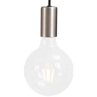 Masterlight Lampe &agrave; suspension Concepto pendentif noir avec gris m&eacute;tallis&eacute; - 2237-37