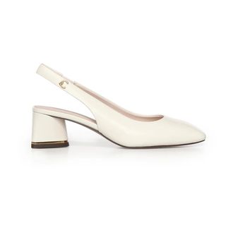 Coccinelle Femme, Chaussures, Blanc, Taille: 40 EU Chunky Heel Pump