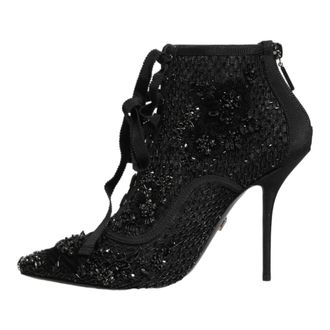 Dolce & Gabbana Short Boots - - Shoes - Damen - Schwarzk - 37 1/2 EU