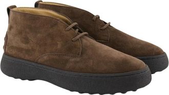 Tod's Homme, Chaussures, Brun, Taille: 44 EU Bottine &agrave; lacets