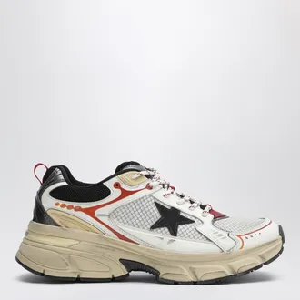 Golden Goose Lightstar Sneaker in Wei&szlig;/Grau/Rot