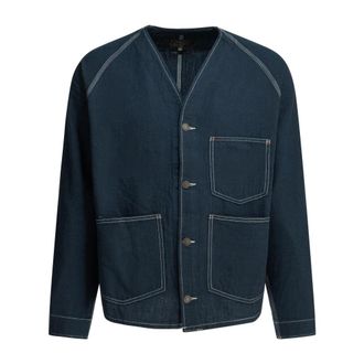 Beams Plus Arbeitsjacke - - Jackets - Herren - Blau - L