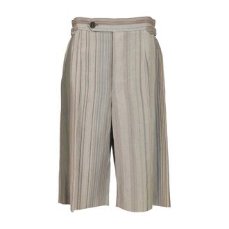 Vivienne Westwood Humphrey Gestreifte Bermuda-Shorts - - Shorts - Herren - Grau - M