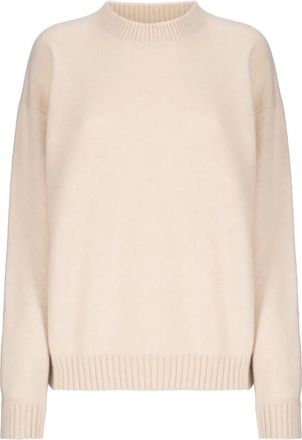 Laneus pull à col rond - Tons neutres