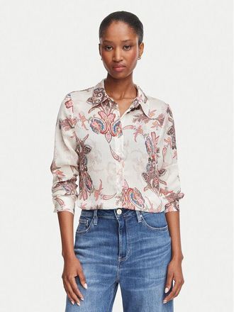 Guess Hemd W6YH68 W3212 Creme Regular Fit