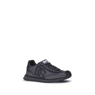 Dolce & Gabbana Fabric Athletic Sneaker - Black
