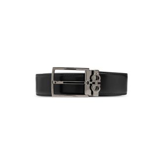 Ferragamo Double Adjus G&uuml;rtel - - Accessories - Herren - Schwarzk - 110 CM