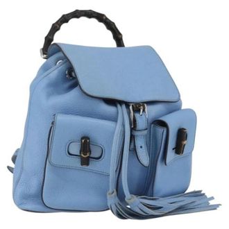 Gucci Pre-owned Vintage Rucksack - - Pre-owned - Damen - Blau - ONE SIZE