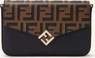 Fendi Geldbörse Ff Diamonds Zum Umhängen schwarz