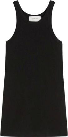 Sportmax Femme, Tops, Noir, Taille: 38 FR Sleeveless Top