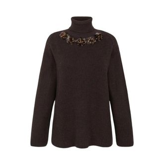 P.A.R.O.S.H. Rollkragenpullover - - Knitwear - Damen - Braun - XS