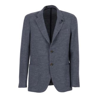 Lardini Giacca Liknit - - Jackets - Herren - Grau - 3XL