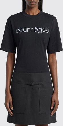 Courr&egrave;ges T-Shirt COURR&Egrave;GES Damen Farbe Schwarz