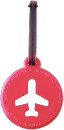 Alife Bagage - Etiquette Bagage Ronde Rose