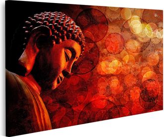 Islandburner Prime Bild auf Leinwand Buddha Stille im Lichtspiel der Meditation Bilder Wandbilder Poster