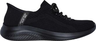 Skechers Ultra Flex 3.0 Sneaker f&uuml;r Damen, Flach (Schwarz)
