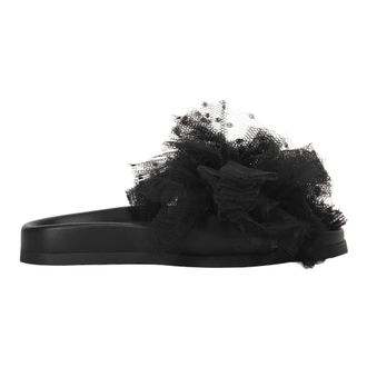 Red Valentino Elegante Pantoletten mit raffiniertem Detail - - Shoes - Damen - Schwarzk - 36 EU