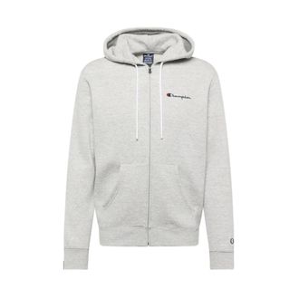 Champion Graue Logo Rei&szlig;verschlussjacke - - Sweatshirts & Hoodies - Herren - Grau - 2XL