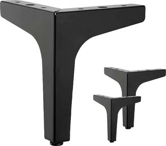 Generic Möbelbeine, 10/13/15 cm, Metall, Schrankbeine, Sofa-Beine, dreieckige Möbelfüße, DIY-Möbelbein-Ersatz für Sofabeine, Schrankbeine, Couchbeine, Ottoman