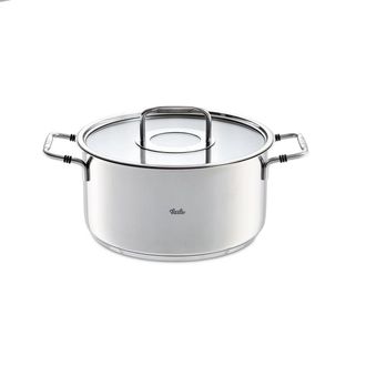 FISSLER Bonn Kochtopf, Kochgeschirr, Topf, Edelstahl 18/10, Silberfarben, 24 cm, 086 112 24 000 0