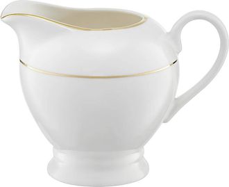 Ambition Milchk&auml;nnchen wei&szlig; gold Aura Gold 300 ml Milchkanne Porzellan kleine Sauciere klassisch