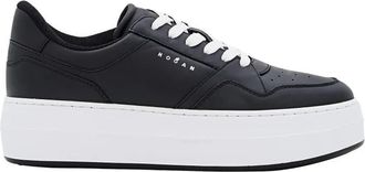 Hogan Low-Top Sneaker - Sneakers H670 Lace-Up - Gr. 39,5 (EU) - in Schwarz - f&uuml;r Damen