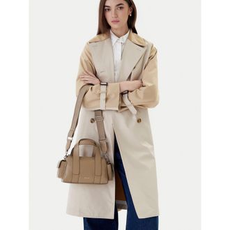 Calvin Klein Handtasche Calvin Klein Webbing Strap Pocket Bag LV04F3291G Beige