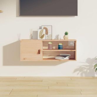 vidaXL Vidaxl - Armoire murale 80x30x30 cm Bois de pin massif