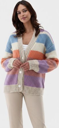van Laack Strickjacke bunt mit lockerer Passform
