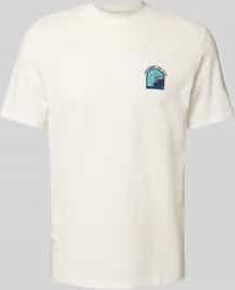 Blend T-Shirt mit Motiv- und Statement-Stitching Modell JOBBE