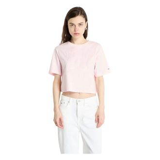 Tommy Hilfiger Femme, Tops, Rose, Taille: 34 FR Relaxed Tonal Crew T-Shirt