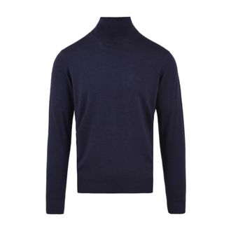 FILIPPO DE LAURENTIIS Slim Fit Rollkragenpullover - - Knitwear - Herren - Blau - XL