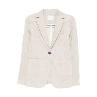 Circolo 1901 Femme, Vestes, Beige, Taille: 44 FR Veste