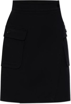 Max Mara Femme, Jupes, Noir, Taille: 36 FR Autore Wrap Skirt