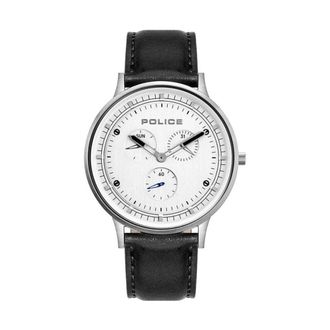 Police Police Herren Armbanduhr Multifunktion Silber Schwarz Berkeley Pl.15968Js/01 - - Accessories - Herren - Wei&szlig; - ONE SIZE