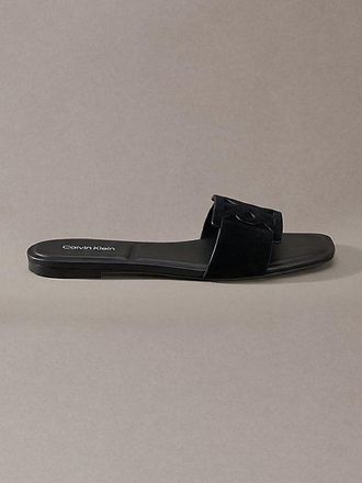 Calvin Klein CK Provence - Sandales en daim &agrave; bout carr&eacute;