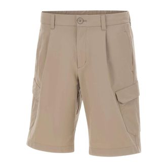 Herno Homme, Shorts, Beige, Taille: XL Pleat-detail Cargo Shorts